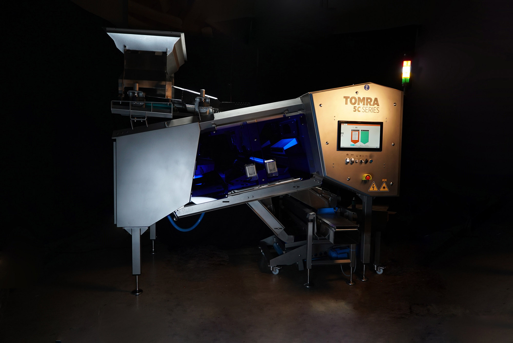 ナッツ、乾燥果物、IQF用のTOMRA 5C選別機