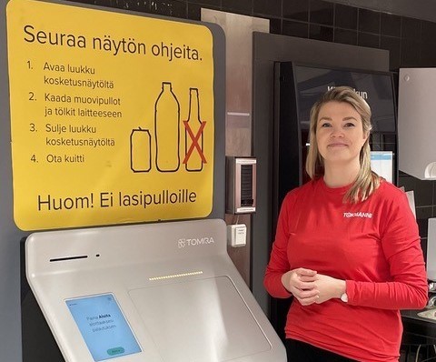 Tokmanni Järvenpää: Tehokasta kierrätystä TOMRAn avulla
