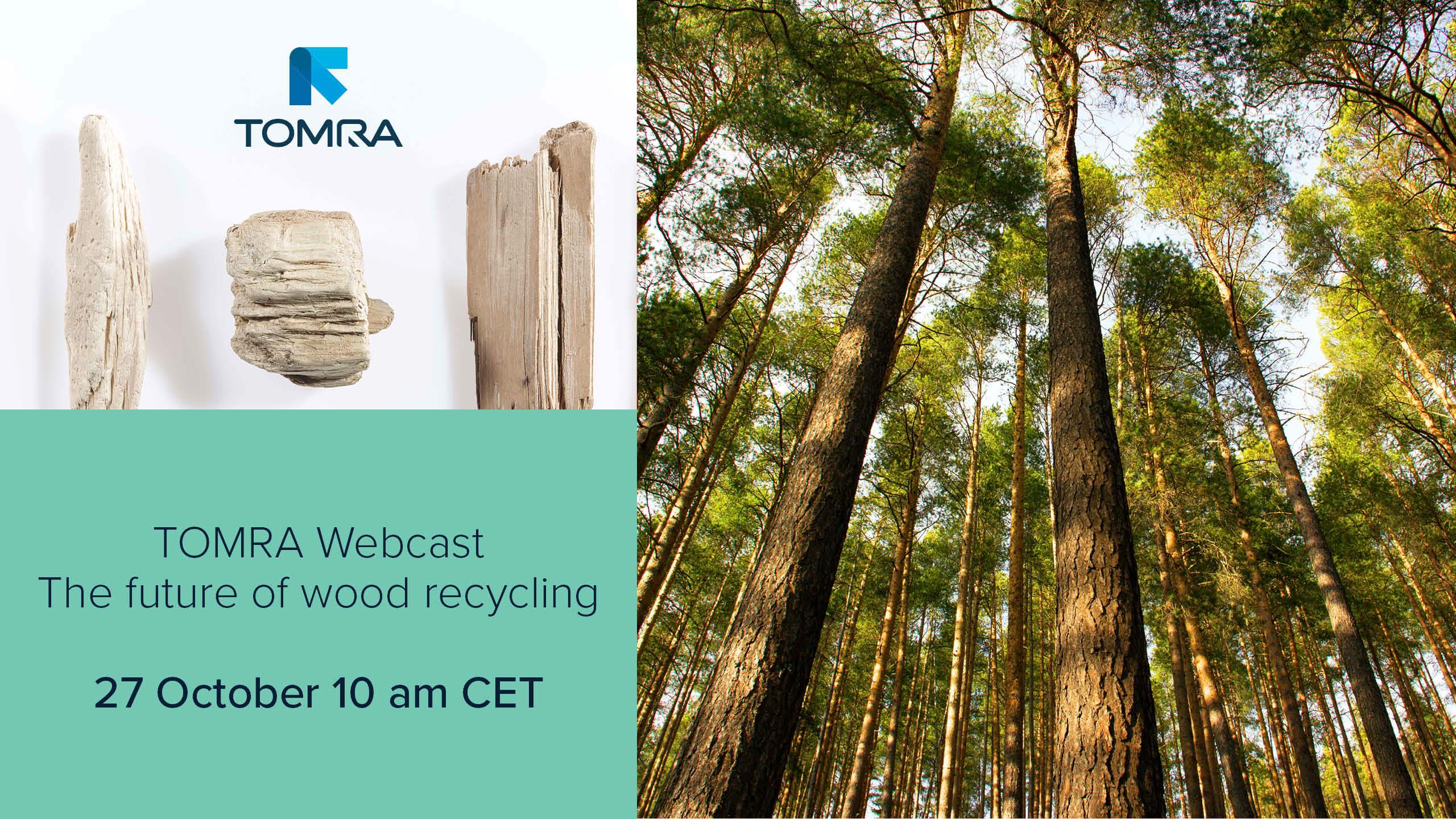 “The future of wood recycling” – TOMRA hosts live webcast | TOMRA